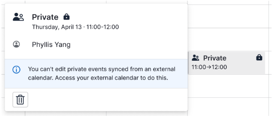 How can I control the privacy of my synced events with calendar sync? - Knowledge Base | Pipedrive